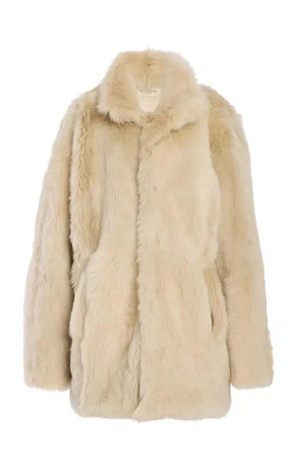 KALLMEYER Donna Shearling Coat - Tan