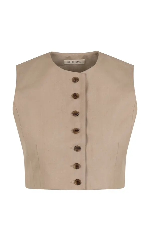 HEIRLOME Silk Cropped Top