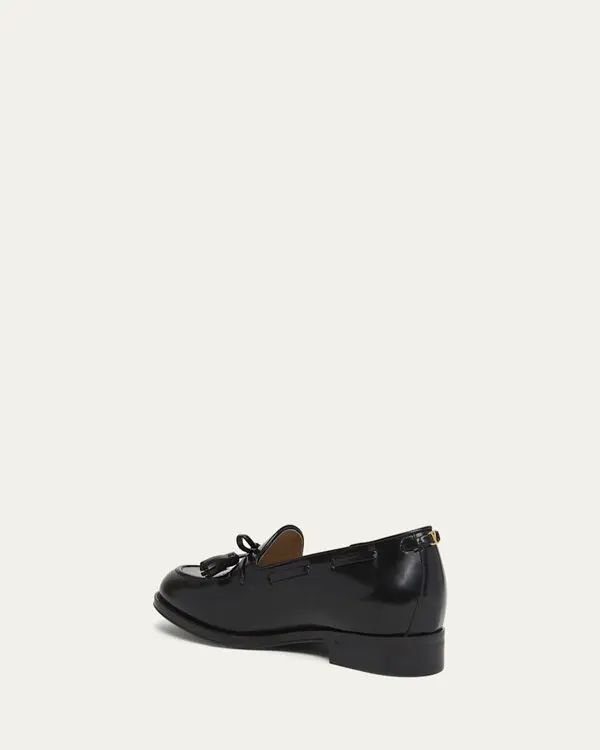 Valentino Garavani Bowshire Leather Loafers