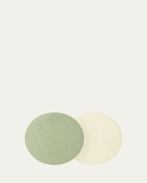 VON GERN HOME Reversible Round Patent Leather Placemat - Multi