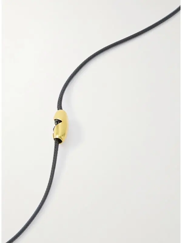 YSSO Pisces Recycled-plated Cord Necklace