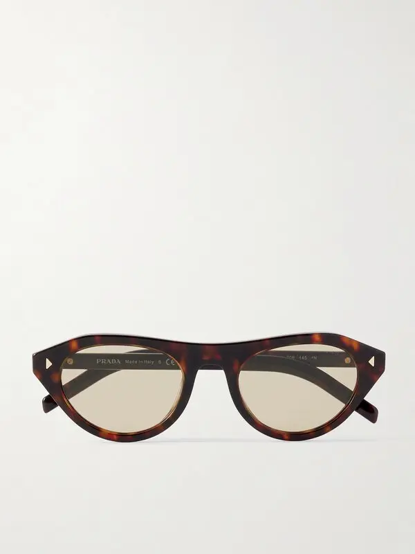 Prada D-frame Acetate Sunglasses - Tortoiseshell
