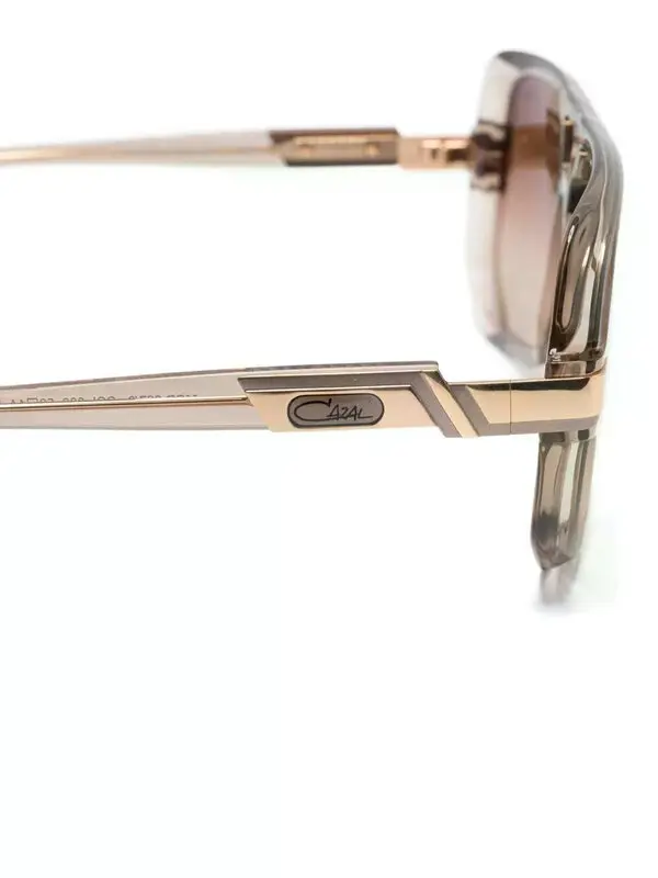 Cazal Geometric-frame Sunglasses - Brown