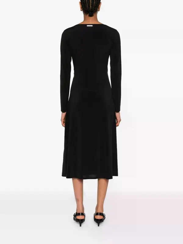 Karl Lagerfeld Zip-detail Wrap Dress