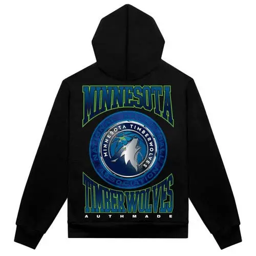 AUTHMADE Minnesota Timberwolves Vintage Metal Premium Heavyweight Pullover Hoodie
