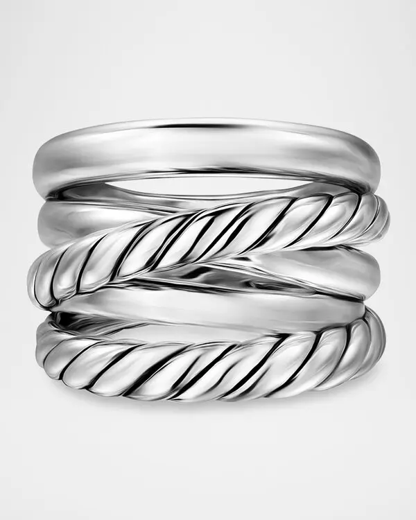 David Yurman Crossover Ring - Silver