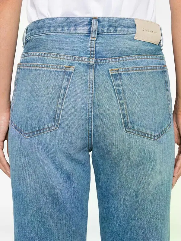 Givenchy Logo-patch Straight Leg Jeans
