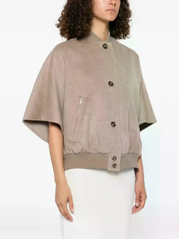 Max Mara Wool Cape Coat