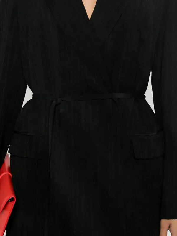 JOSEPH Tie-waist Pinstripe Jacket