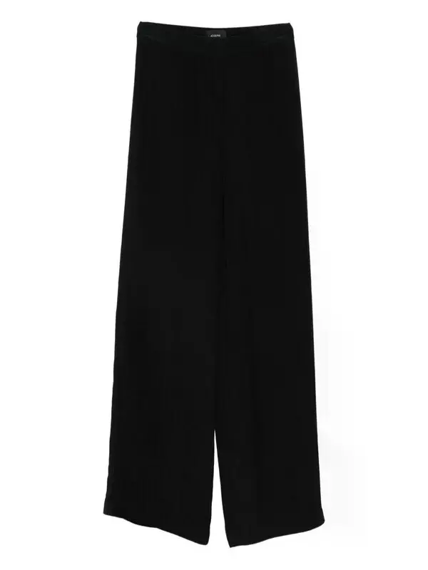 JOSEPH Pleated Wide-leg Trousers