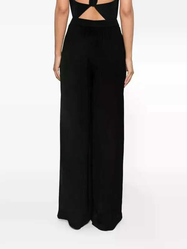 JOSEPH Pleated Wide-leg Trousers