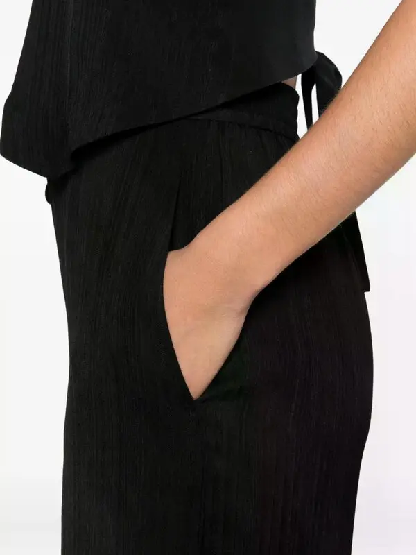 JOSEPH Pleated Wide-leg Trousers