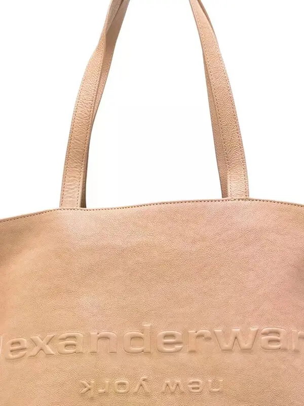 Alexander Wang Logo-embossed Leather Tote Bag