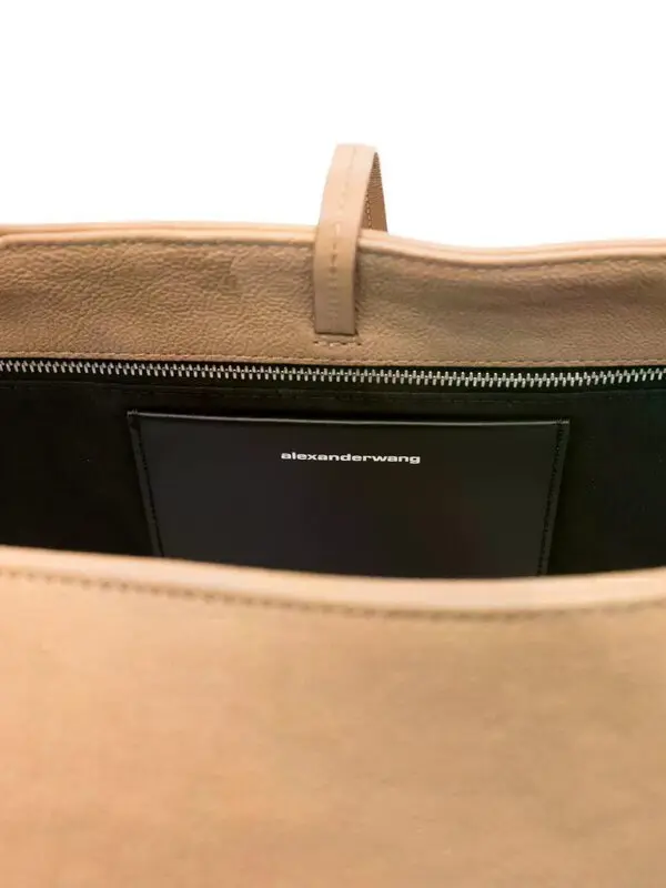Alexander Wang Logo-embossed Leather Tote Bag
