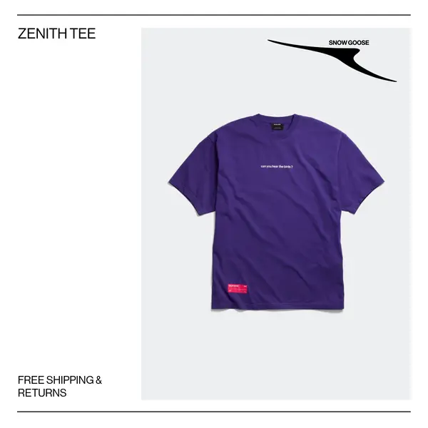 Canada Goose Zenith Tee - Hear The Birds Violet