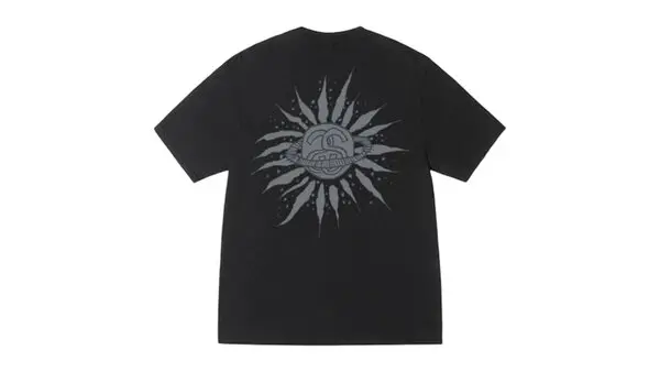 StÜssy Look Beyond Pigment Dyed Tee Shirt - Black