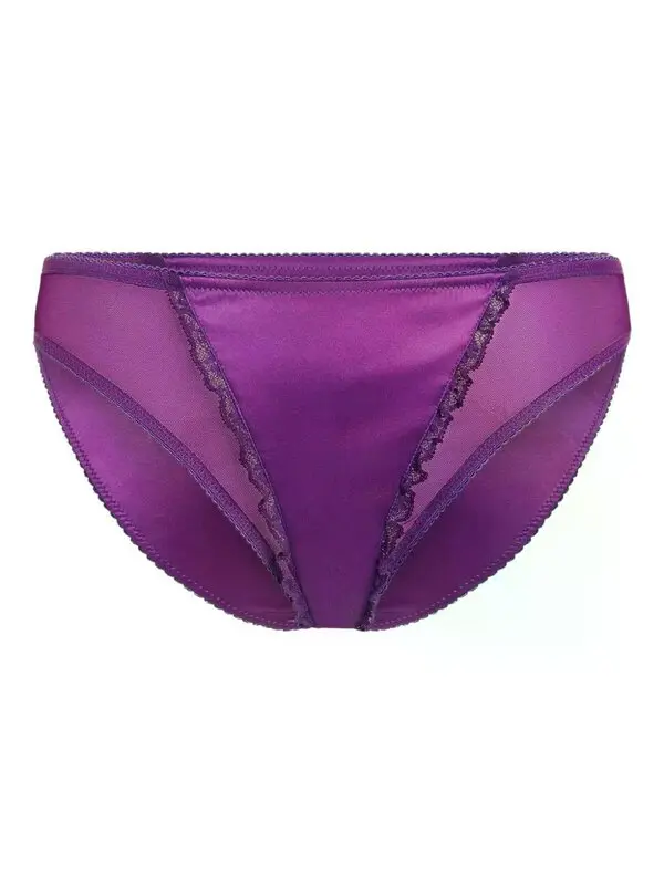 Dolce & Gabbana Dna Satin Briefs - Purple