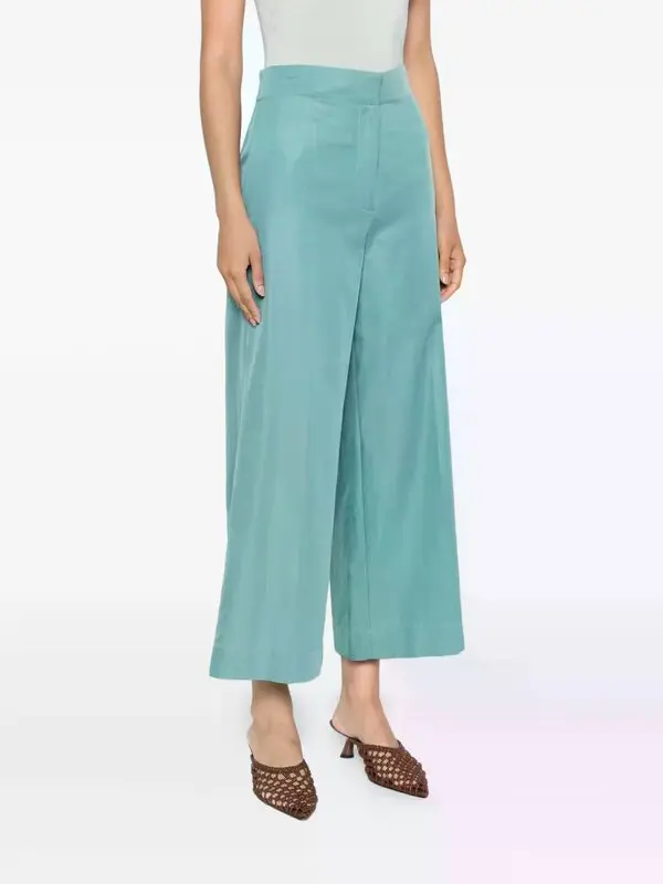JOSEPH Pleated Wide Leg Trousers