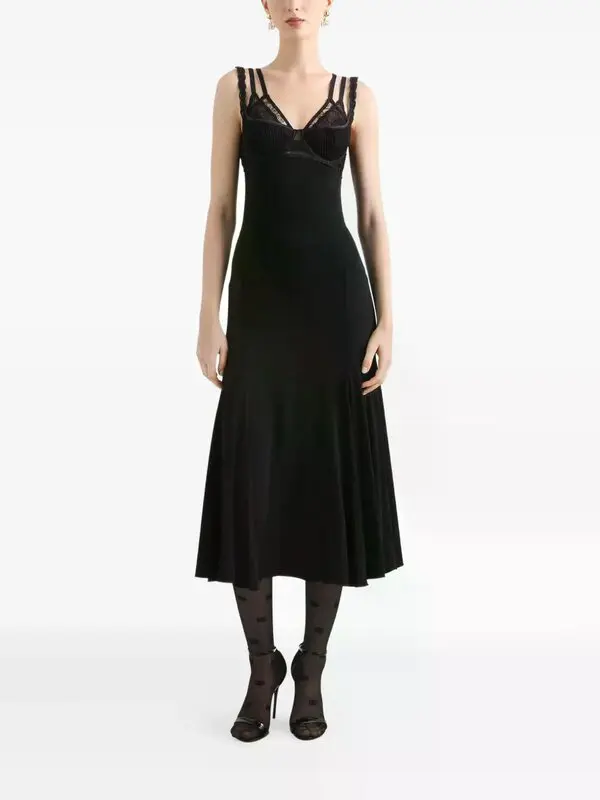 Dolce & Gabbana Dna Organza Godet Dress