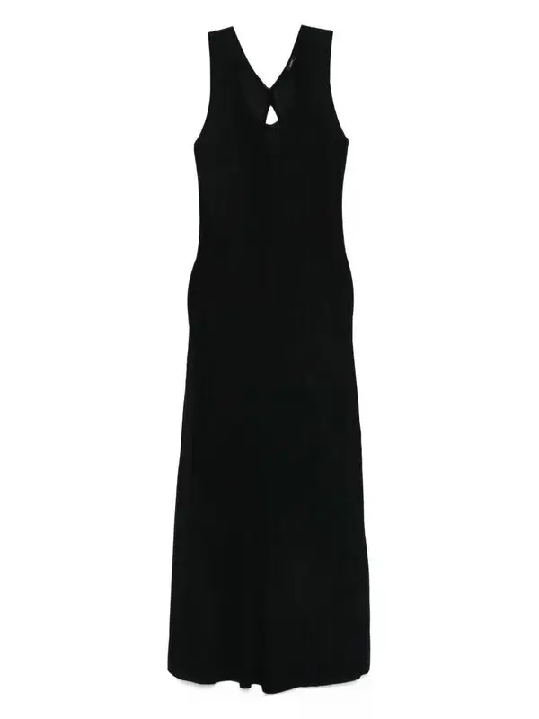 JOSEPH Ribbed Sleeveless Midi Dress