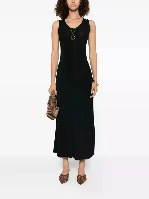JOSEPH Ribbed Sleeveless Midi Dress