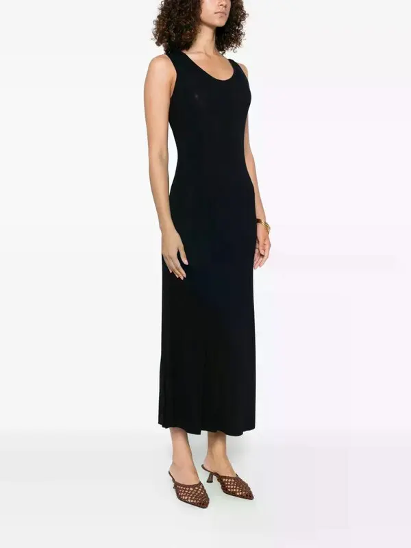 JOSEPH Ribbed Sleeveless Midi Dress