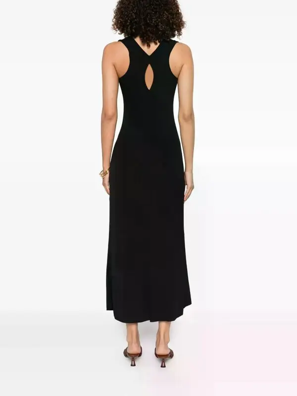 JOSEPH Ribbed Sleeveless Midi Dress