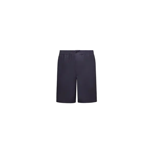 MONCLER X GILGA FARM DESIGNED BY DONALD GLOVER X Gilga Farm Linen Blend Shorts - Blue
