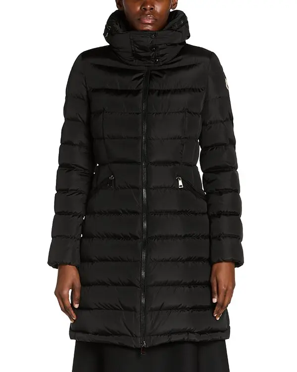Moncler Flammette Coat - Black