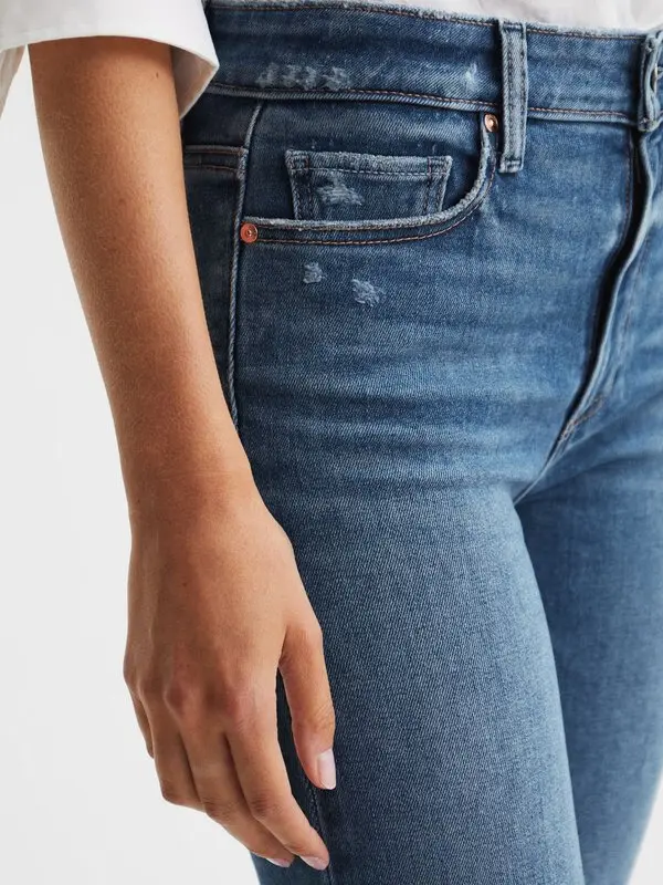 Paige Hoxton Ankle High Rise Skinny Jeans