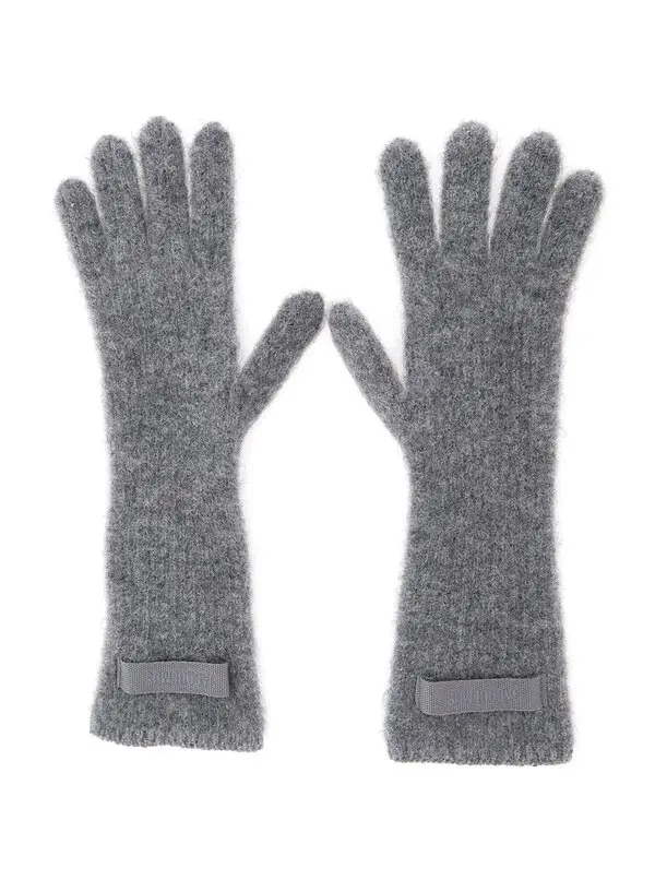 Jacquemus Les Gants Gros Grain Gloves - Grey