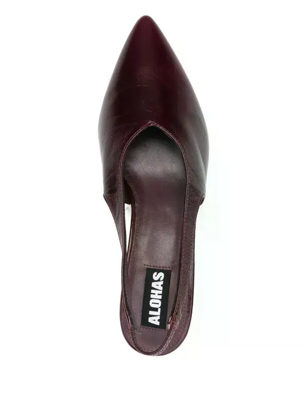 ALOHAS 40mm Slingback Pointed-toe Heeled Pumps