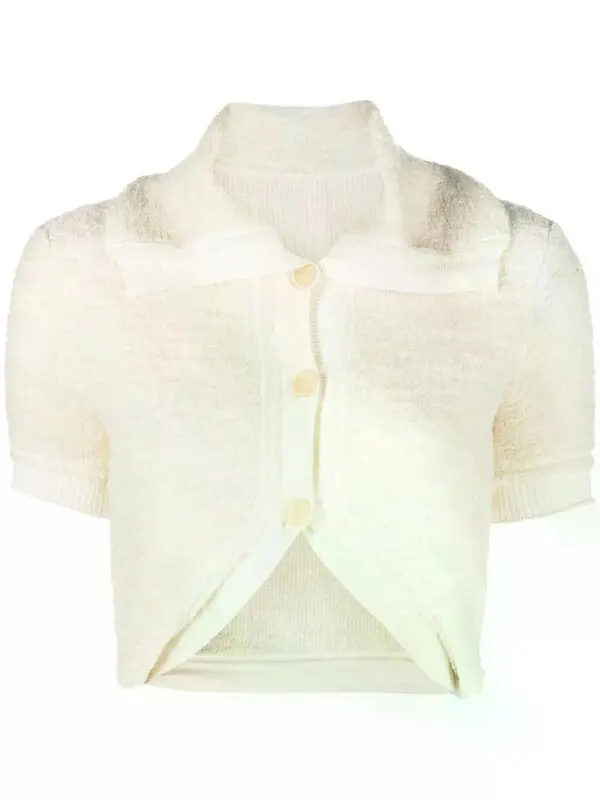 Jacquemus Cropped Knitted Top