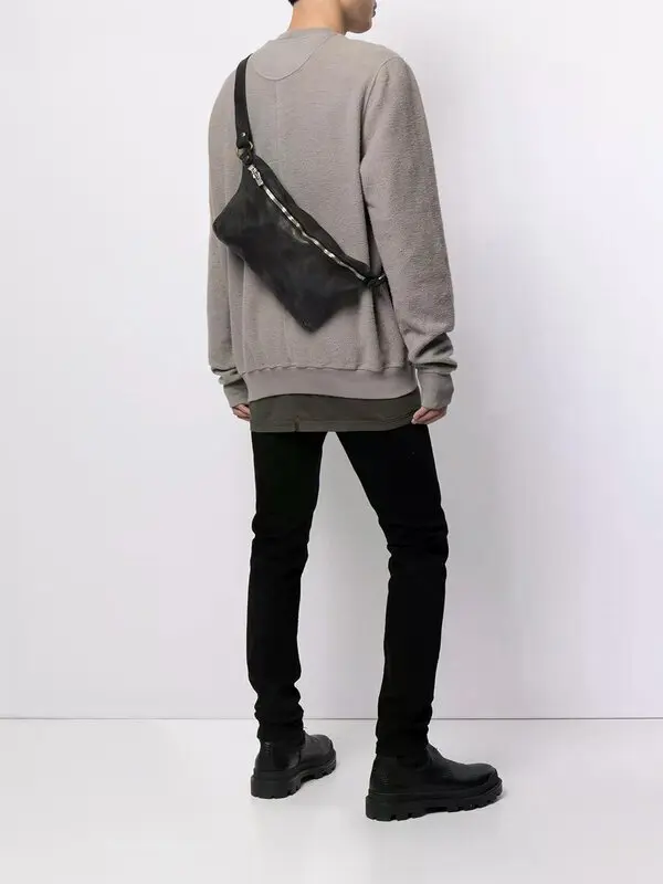 Guidi Full-grain Leather Messenger Bag