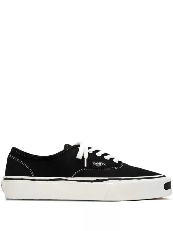 KAMIYA Herc Canvas Lace-up Sneakers - Black