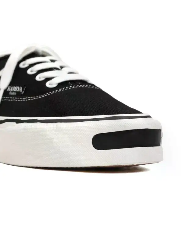 KAMIYA Herc Canvas Lace-up Sneakers - Black