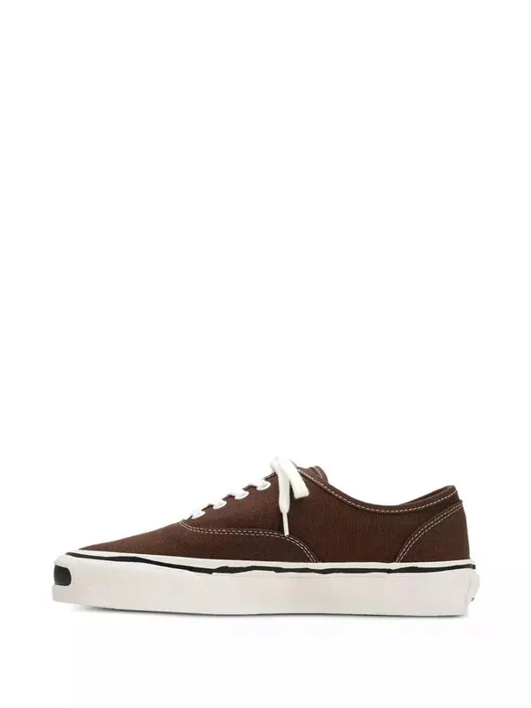 KAMIYA Herc Canvas Lace-up Sneakers - Brown