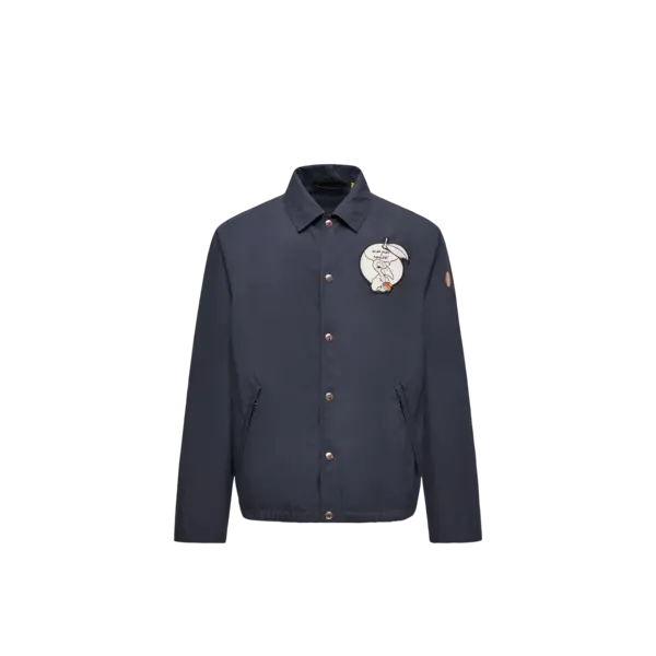 MONCLER X GILGA FARM DESIGNED BY DONALD GLOVER Moncler X Gilga Farm Donald Glover Satsuma Shirt Jacket - Blue