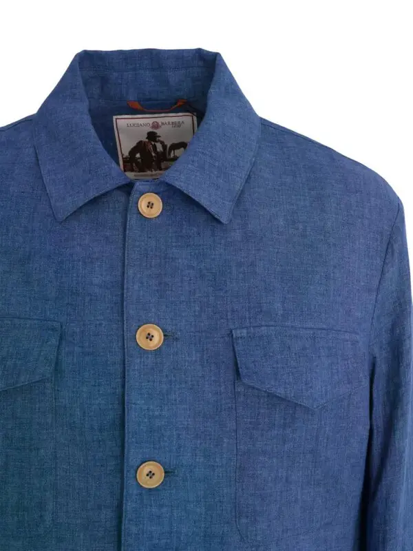 Luciano Barbera Button-fastening Patch-pocket Jacket