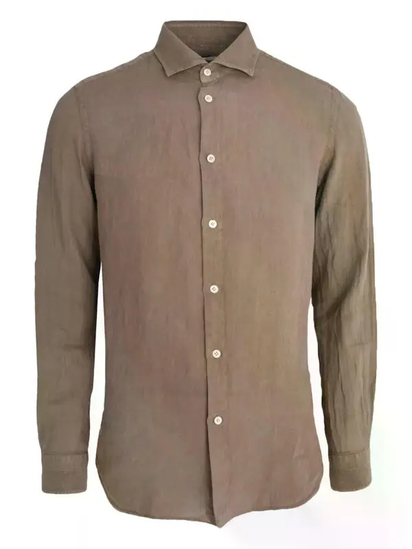 Boglioli Long-sleeve Shirt - Neutrals