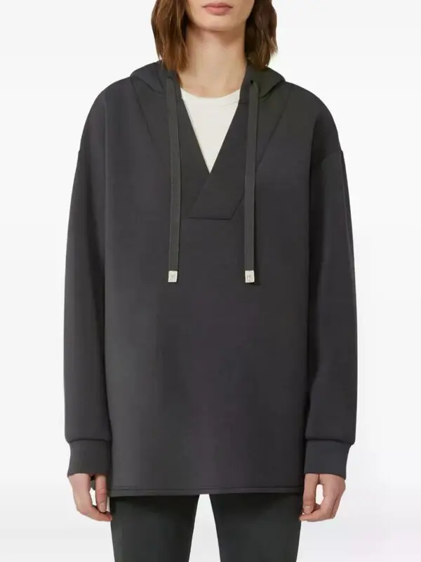 Max Mara V-neck Hoodie