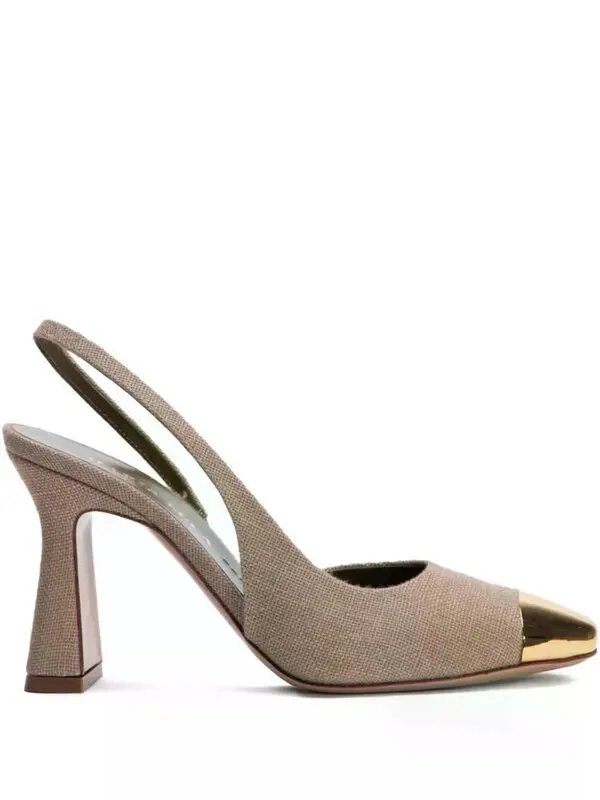 MARIA LUCA 90mm Slingback Metal-toe Pumps