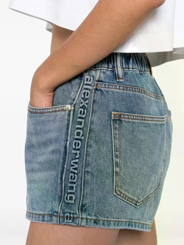 Alexander Wang Marathon Denim Shorts