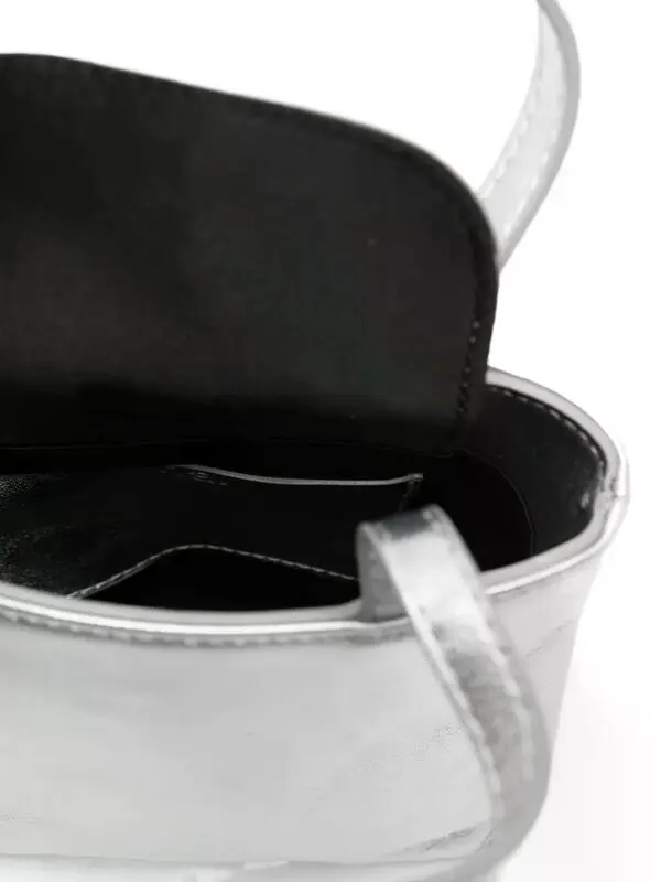 HAI Leather Tote Bag - Silver