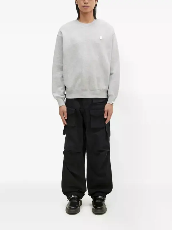 A BATHING APE Ape Head Crew Neck Sweatshirt