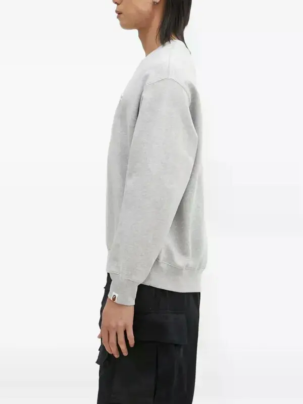 A BATHING APE Ape Head Crew Neck Sweatshirt