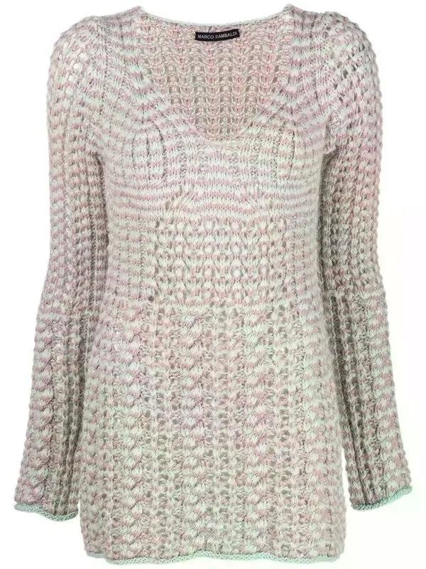 MARCO RAMBALDI Textured Cable-knit Jumper
