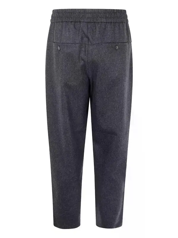 Drole De Monsieur Pleated Drawstring Trousers