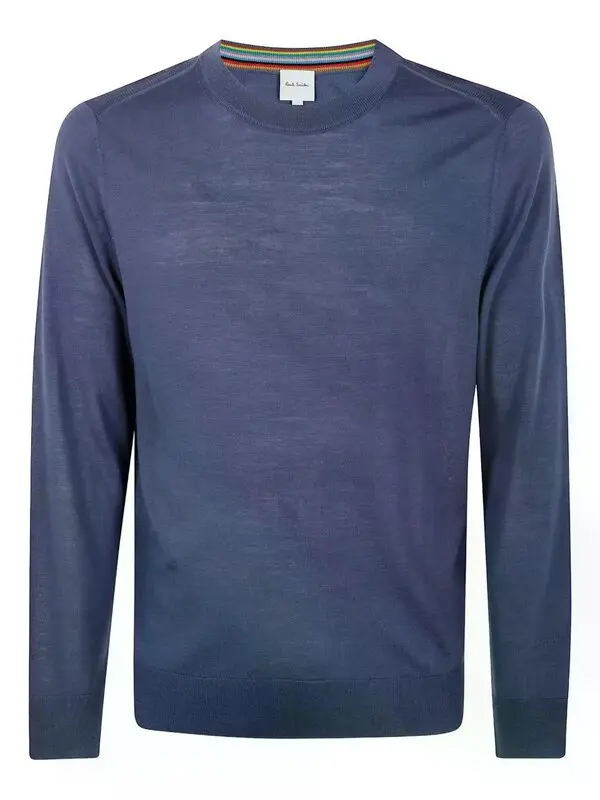 Paul Smith Crew-neck Wool Sweater - Blue