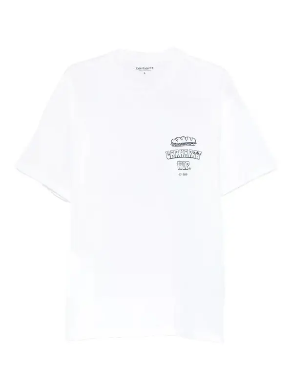 Carhartt Work In Progress S/s Sandwich Cotton T-shirt - White